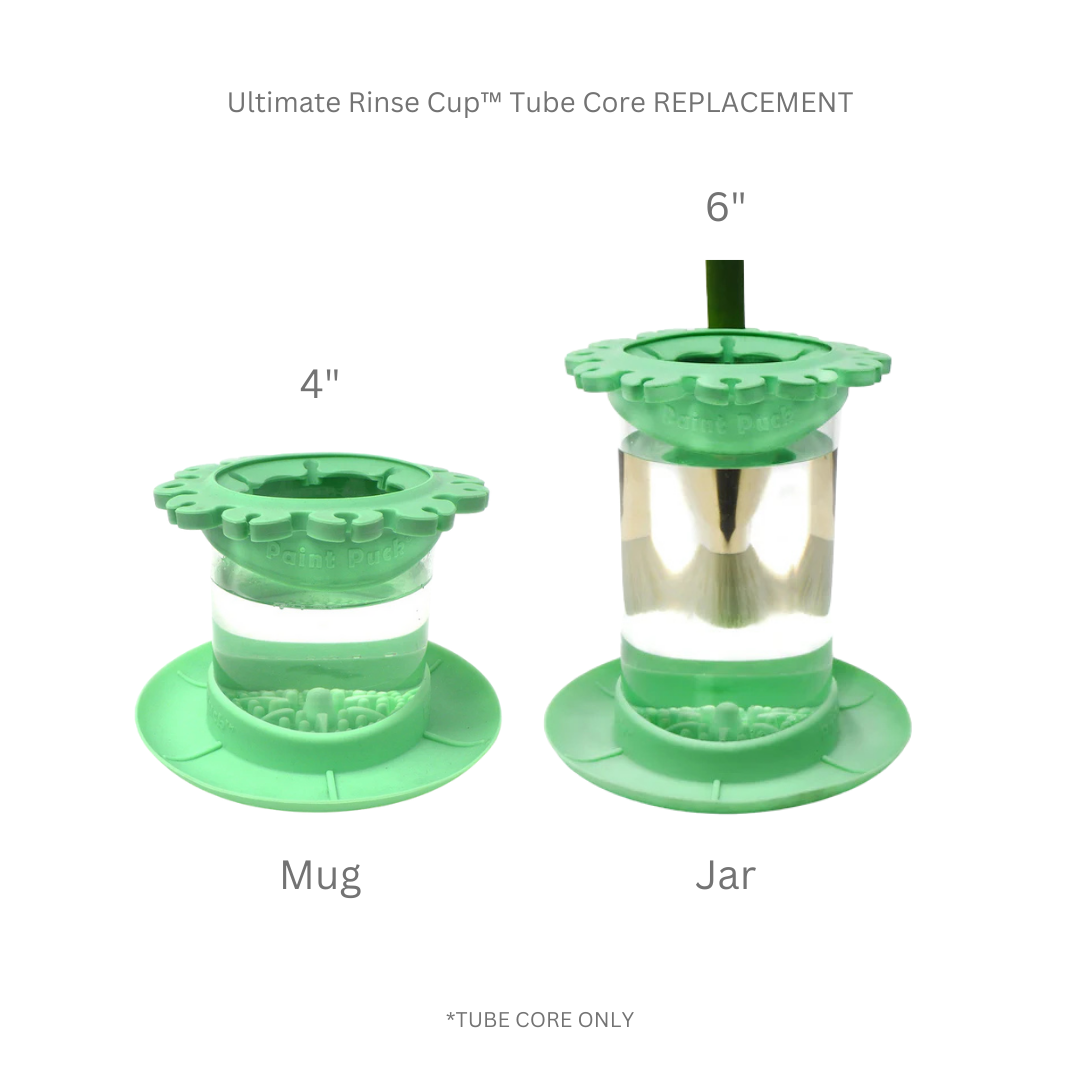 Ultimate Rinse Cup™ Tube Core Replacement – Paint Puck